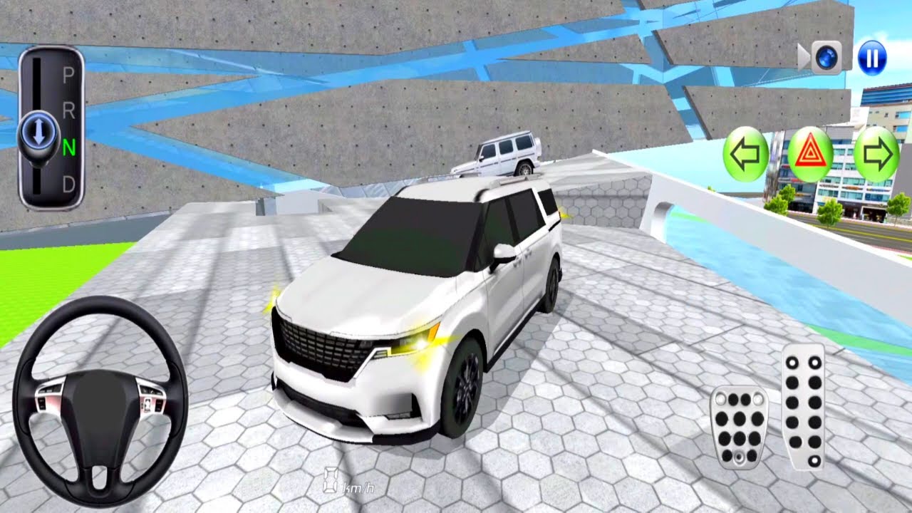 New MVP Car Kia Carnival Parking in New Vill Rooftop - 3D Driving Class ...