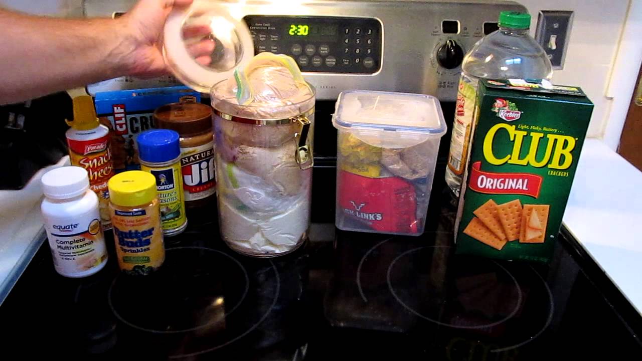 Prepper Go Bag Idea -- Food Containers - YouTube