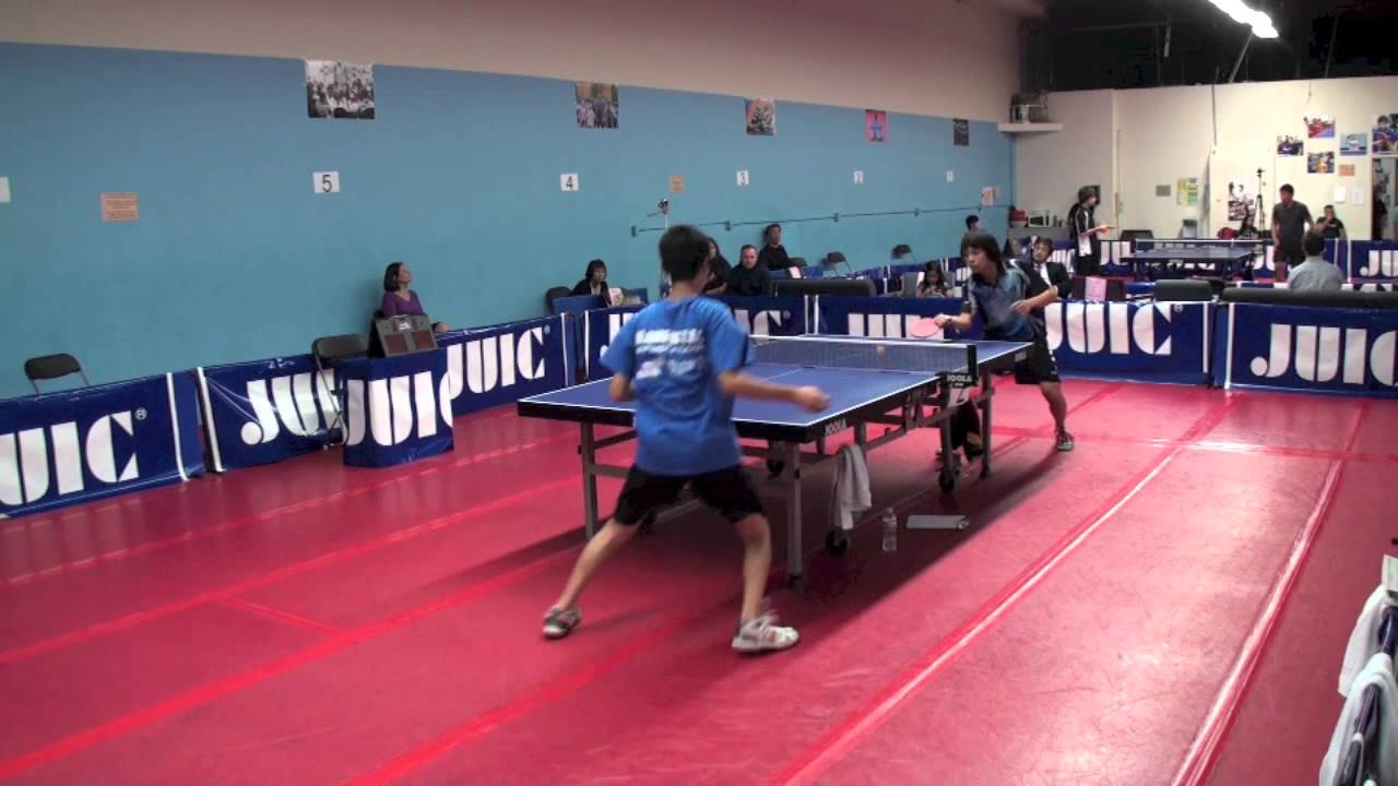 Teddy Tran vs Bryant Lin Junior Boys RR - YouTube