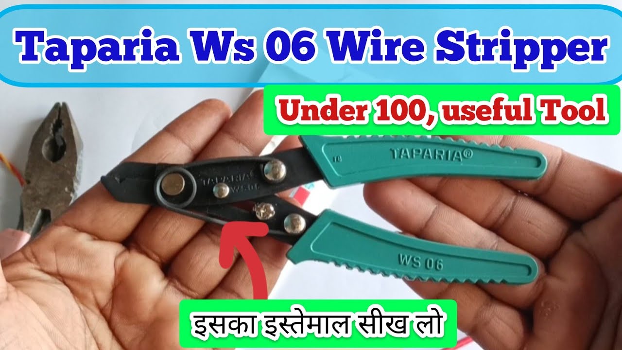 Taparia Wire stripper Unboxing and Review || taparia wire cutter kaise ...