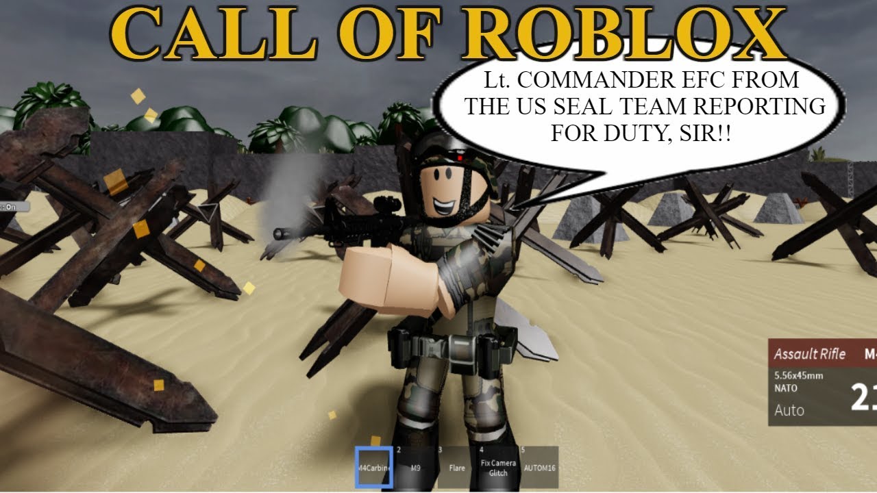 Lt. COMMANDER EFC IS A US SEAL IN CALL OF ROBLOX!! | ROBLOX Simulator ...