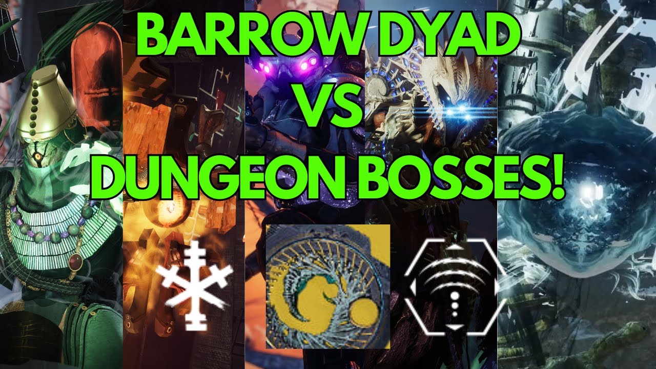 Barrow Dyad & Bolt Charge Combo VS all Dungeon Bosses (NEW BEST PRIMARY ...