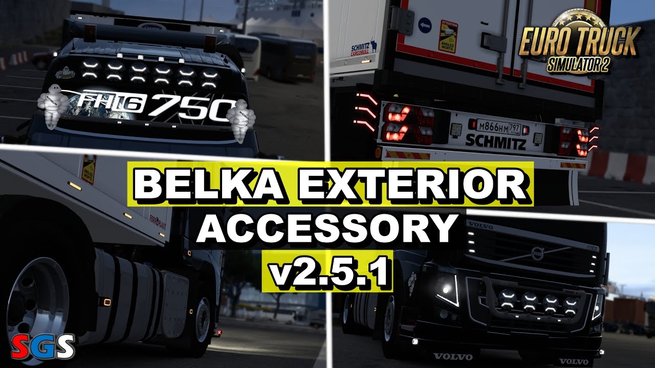 |ETS2 1.48| BC - Exterior Belka Accessory v2.5.1 - YouTube