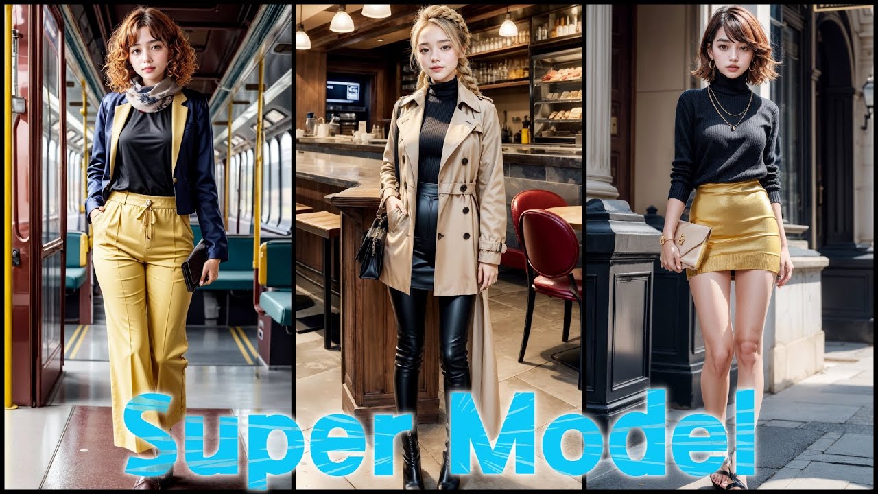 [AI Beautiful Girl Daily LookBook-4K] Super Model | スーパーモデル | 超级模特 ...