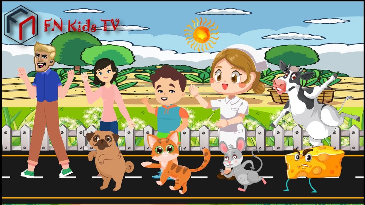 The Farmer In The Dell | Kids Song | FN Kids TV - YouTube