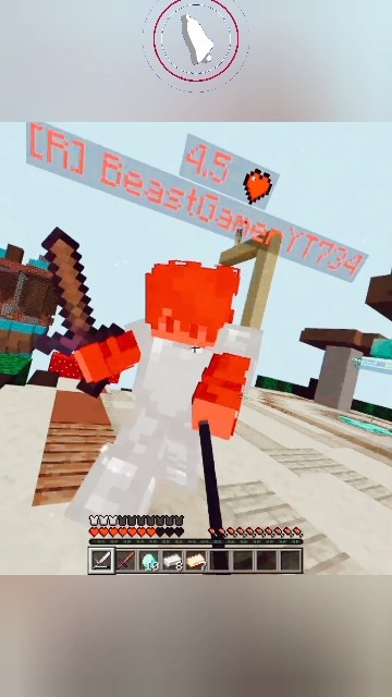bedwars fight 👊. #minecraft - YouTube