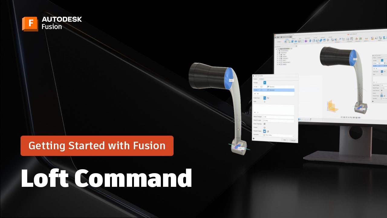 Mastering The Loft Command | Getting Started with Autodesk Fusion ...