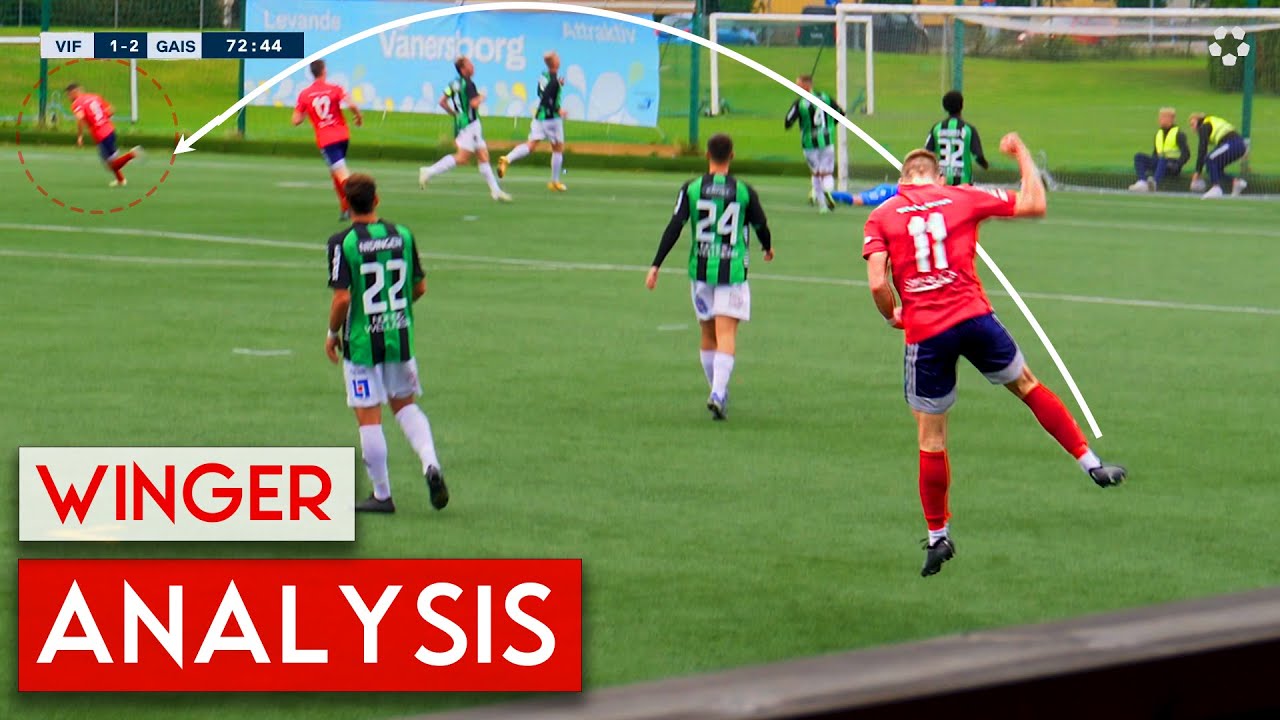 FIRST ASSIST in Pro Football | Game Analysis (Winger) - YouTube
