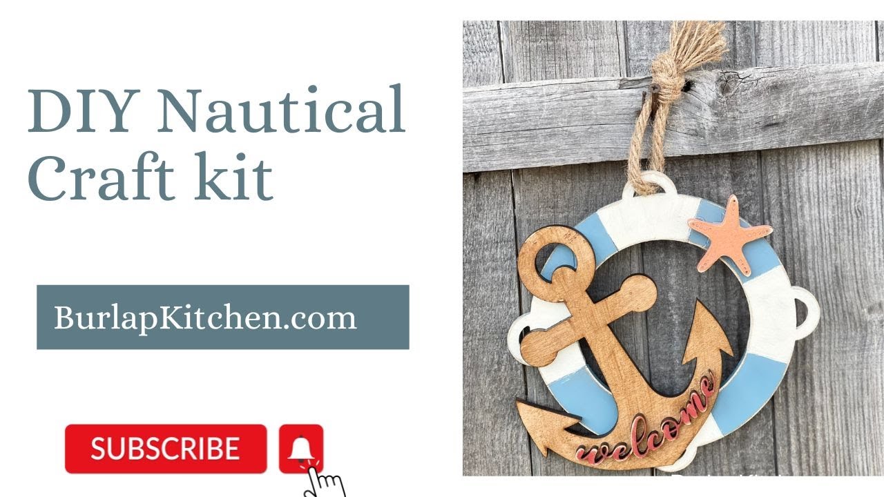 DIY Nautical Craft Kit - YouTube