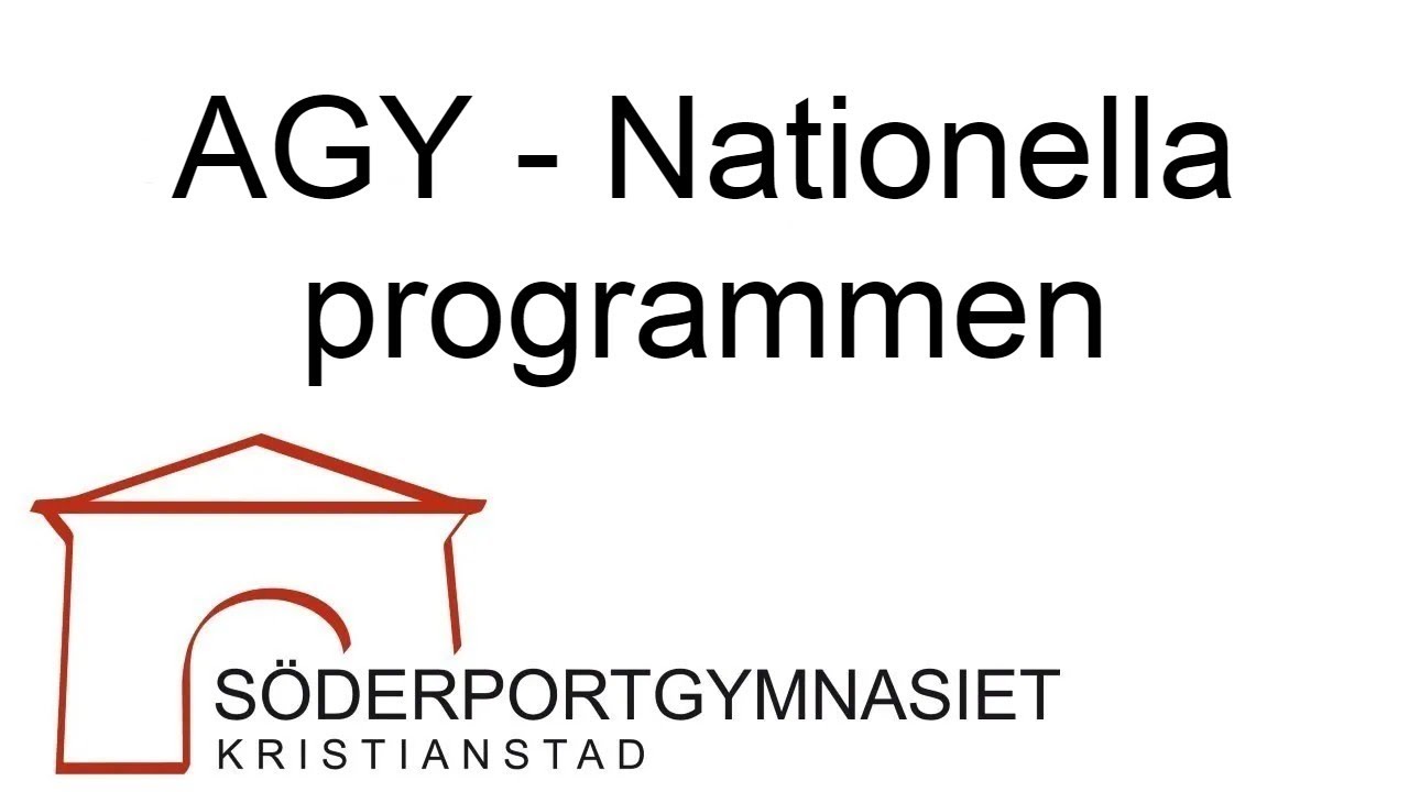 Anpassad gymnasieskola - Nationella program - YouTube