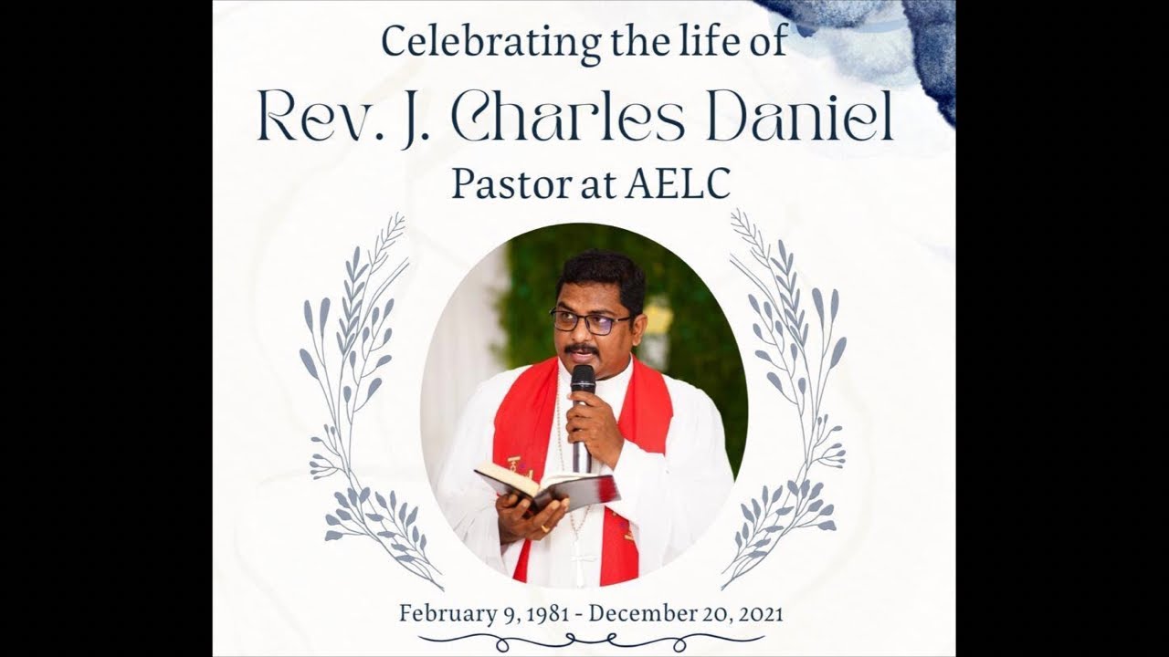 Celebrating the life of Rev. Charles Daniel - YouTube