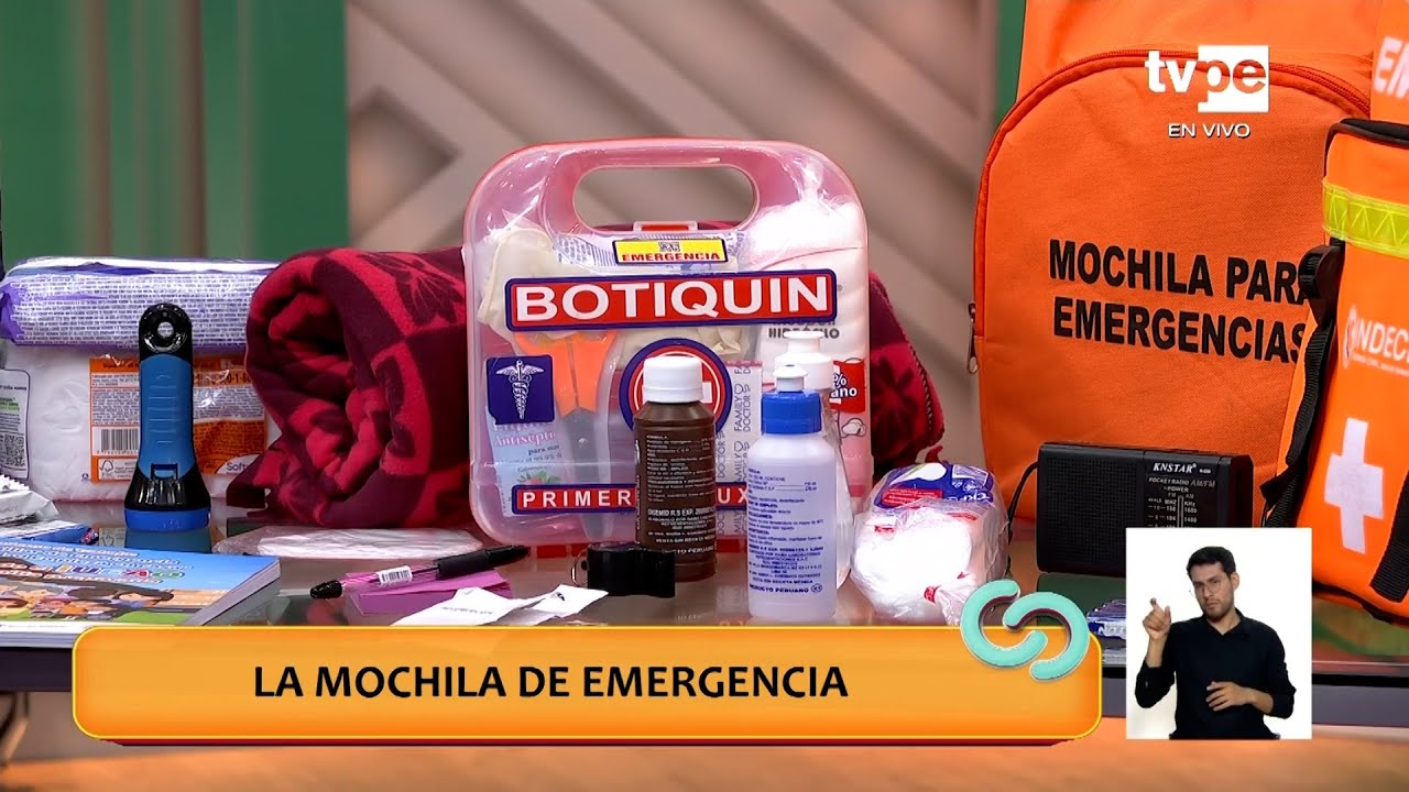 Más Conectados: ¿Qué debe contener tu mochila para emergencias? - YouTube