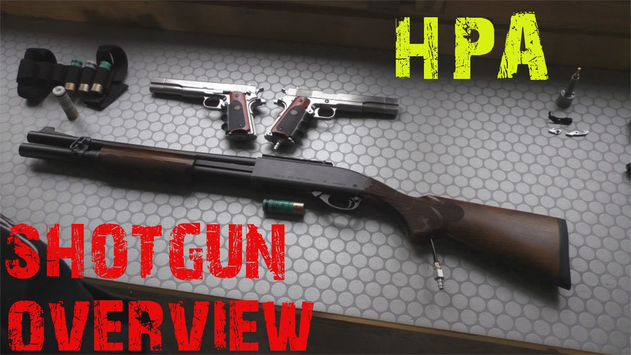 HPA shotgun custom Tokyo Marui m870 - YouTube
