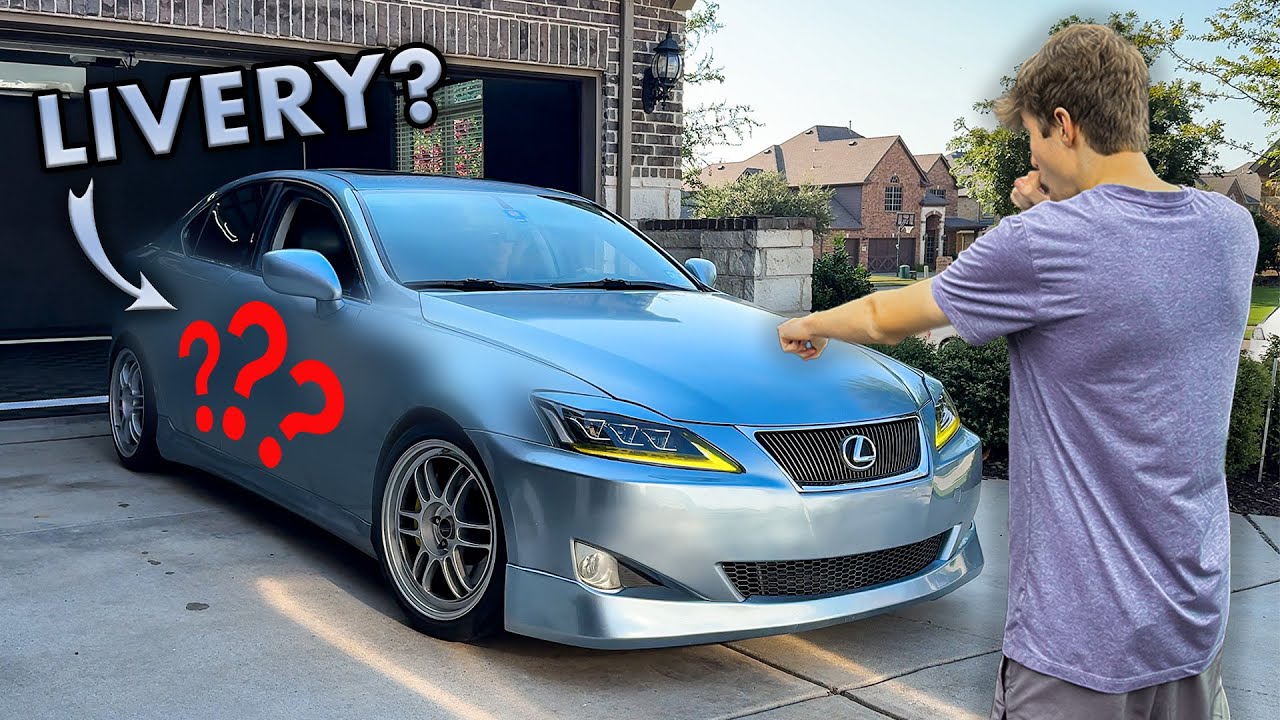 We Surprised him with a 1 of 1 Livery Wrap... | Lexus IS350 Vinyl Wrap ...