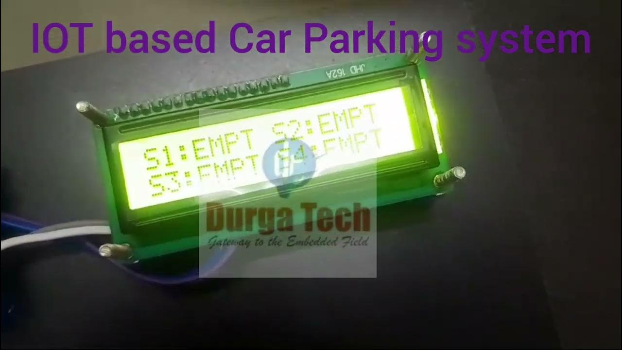 IOT based Car Parking System _ Project - YouTube
