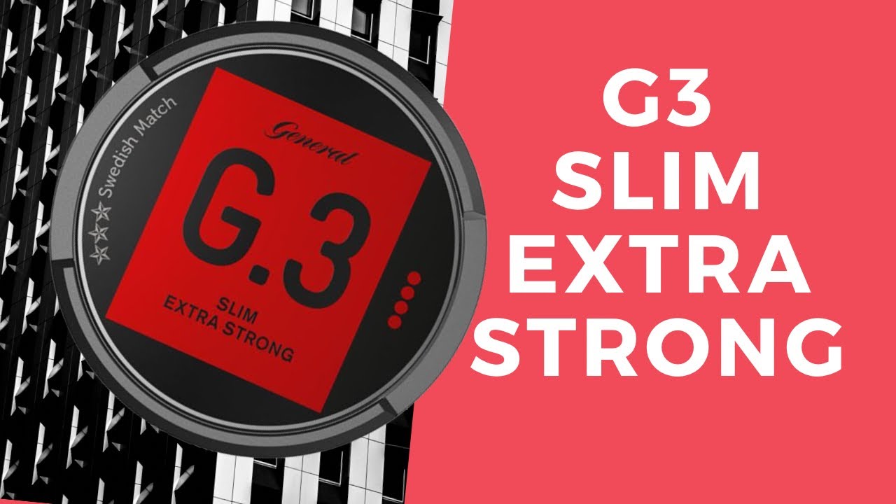 G3 Slim Extra Strong Snus - YouTube