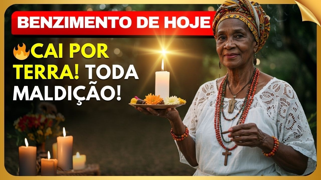 HOJE fiz essa BENZEDURA que QUEBRA MALDIÇÕES e ABRE CAMINHOS! REZE ...