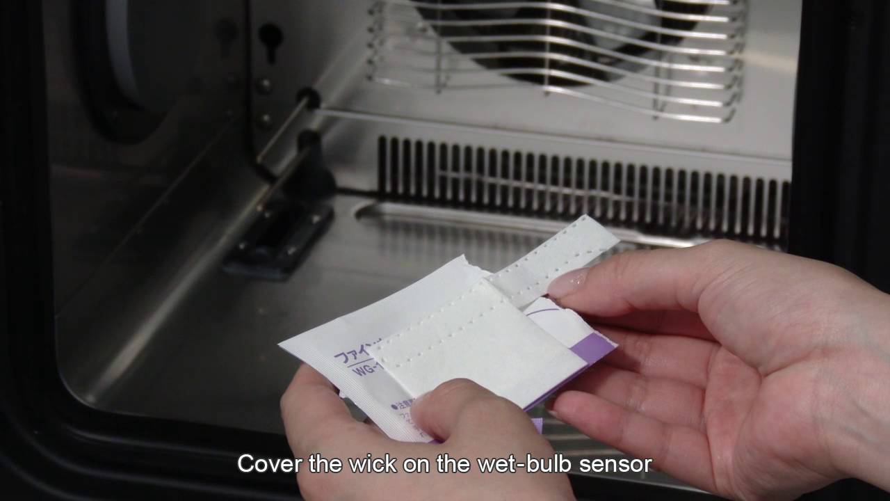 ESPEC - (BENCH -TOP) How to set wick for wet bulb sensor - YouTube
