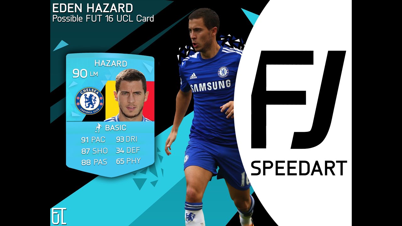 Speedart • Eden Hazard FUT 16 UCL - YouTube