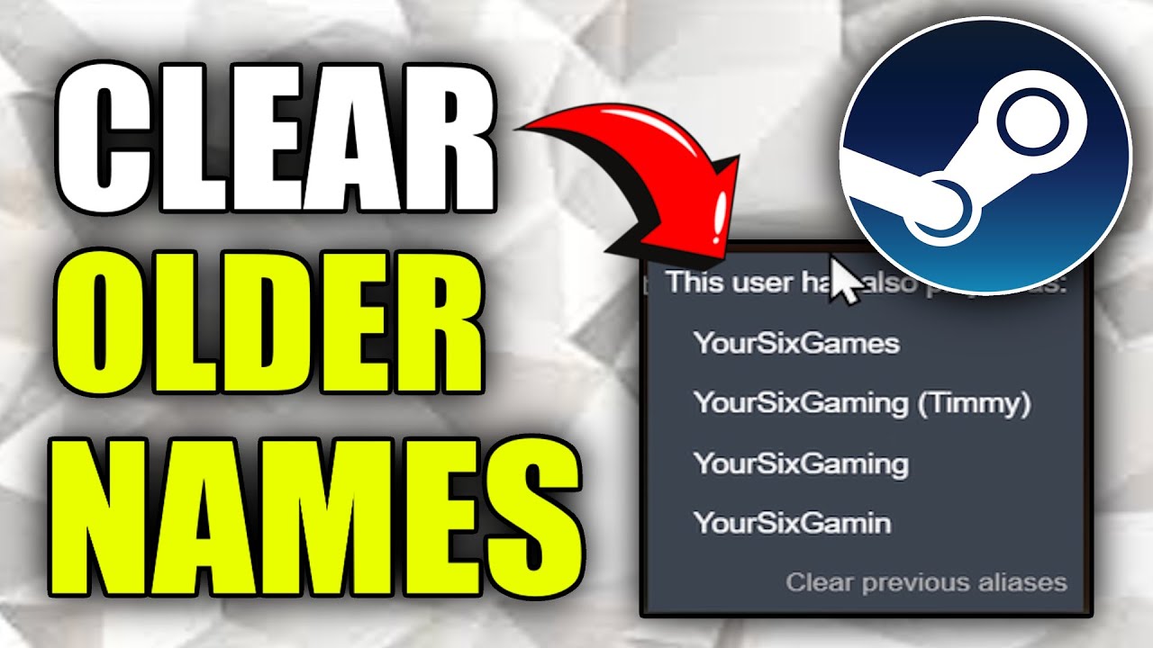 How to Clear & Delete Previous Names on STEAM Profile (Best Method ...