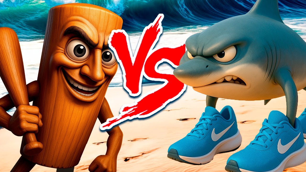 Tung Tung Tung Sahur VS Tralalero Tralala - Batalha de Memes Brainrot ...