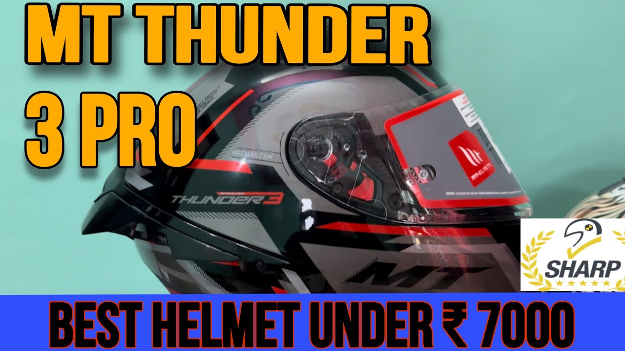 NEW HELMET 🥵||MT THUNDER 3 PRO || UNBOXING AND FIRST IMPRESSIONS ...