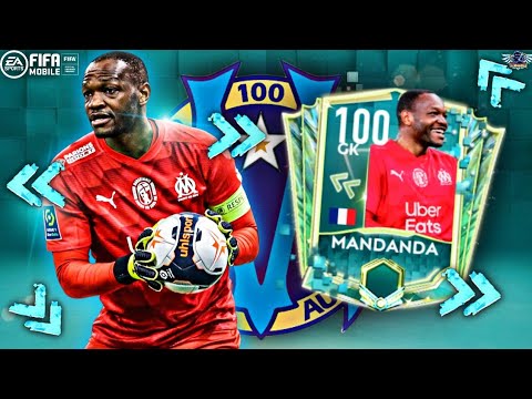 100 OVR FLASH BACK MANDANDA REVIEW!! THE BEST GK REVIEW IN FIFA MOBILE ...