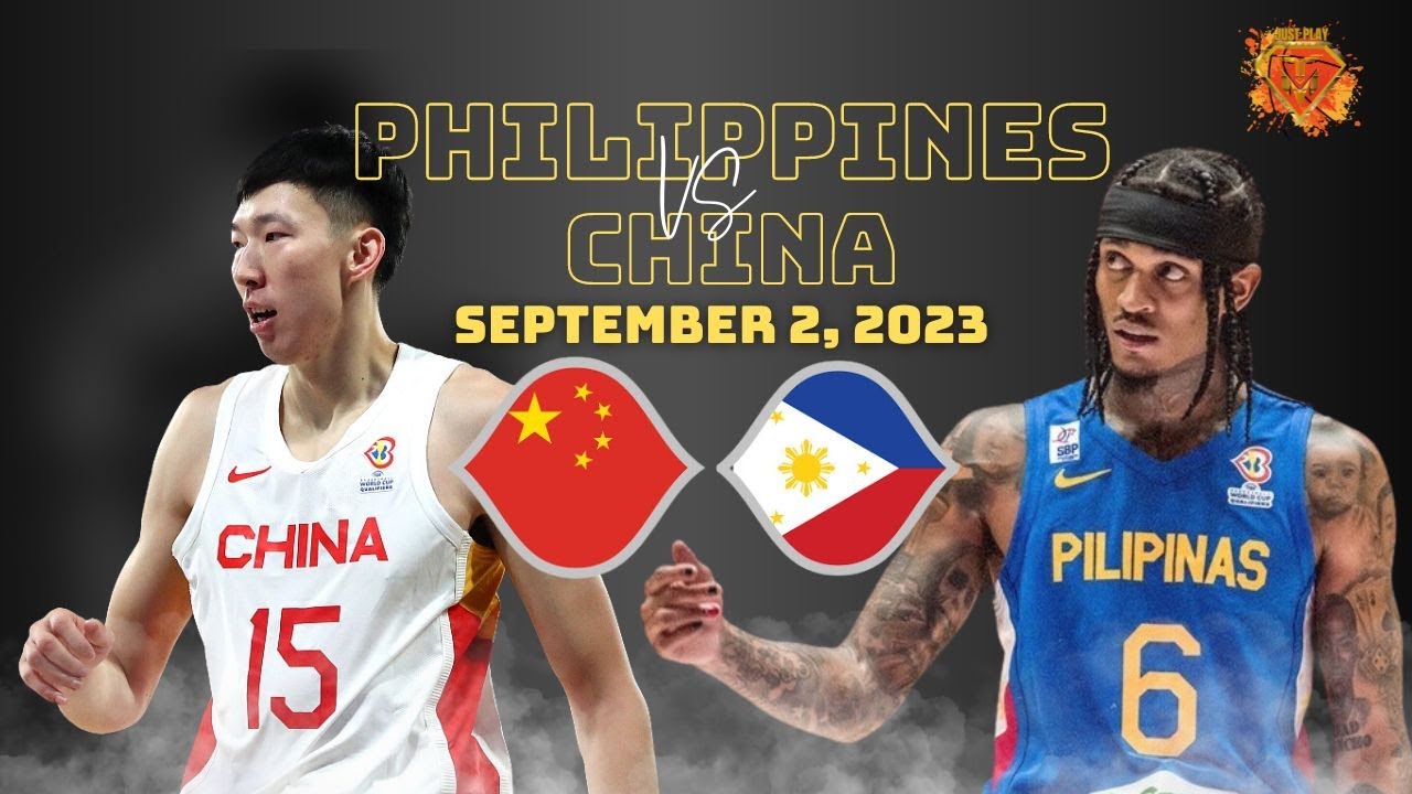 FIBA WORLD CUP | Live PHILIPPINES VS CHINA | JUST PLAY TM SCOREBOARD ...