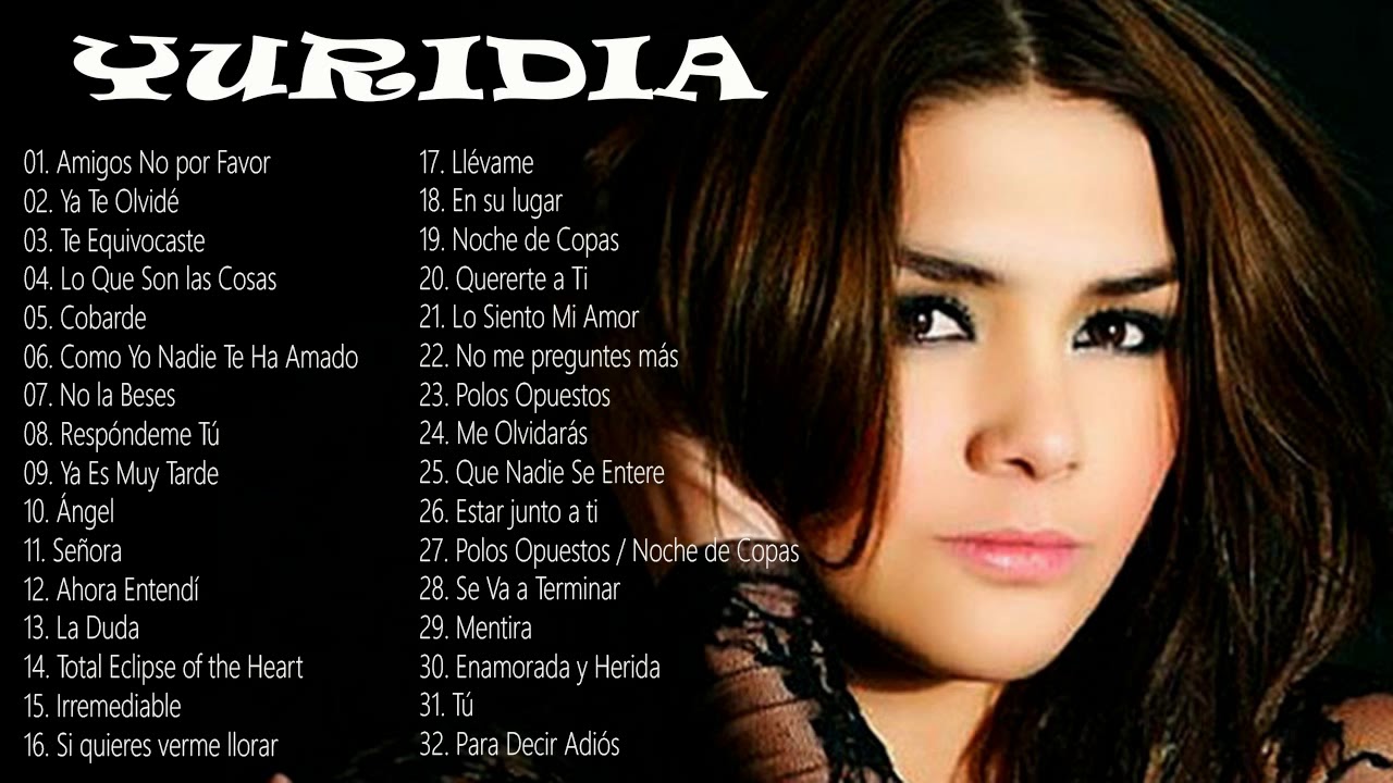 YURIDIA SUS MEJORES ÉXITOS - YURIDIA 32 GRANDES ÉXITOS - YouTube
