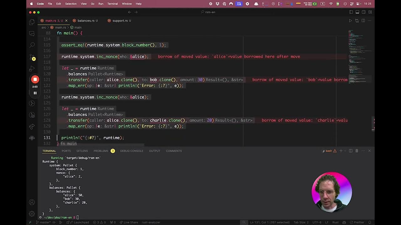 Rust #4.5 - Executing and Dispatching Blocks - YouTube