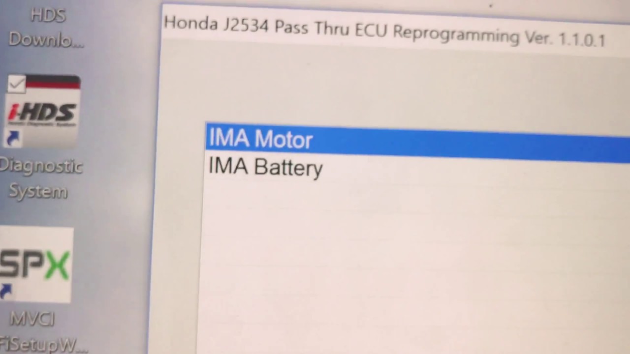 Honda Civic IMA motor Software update - YouTube