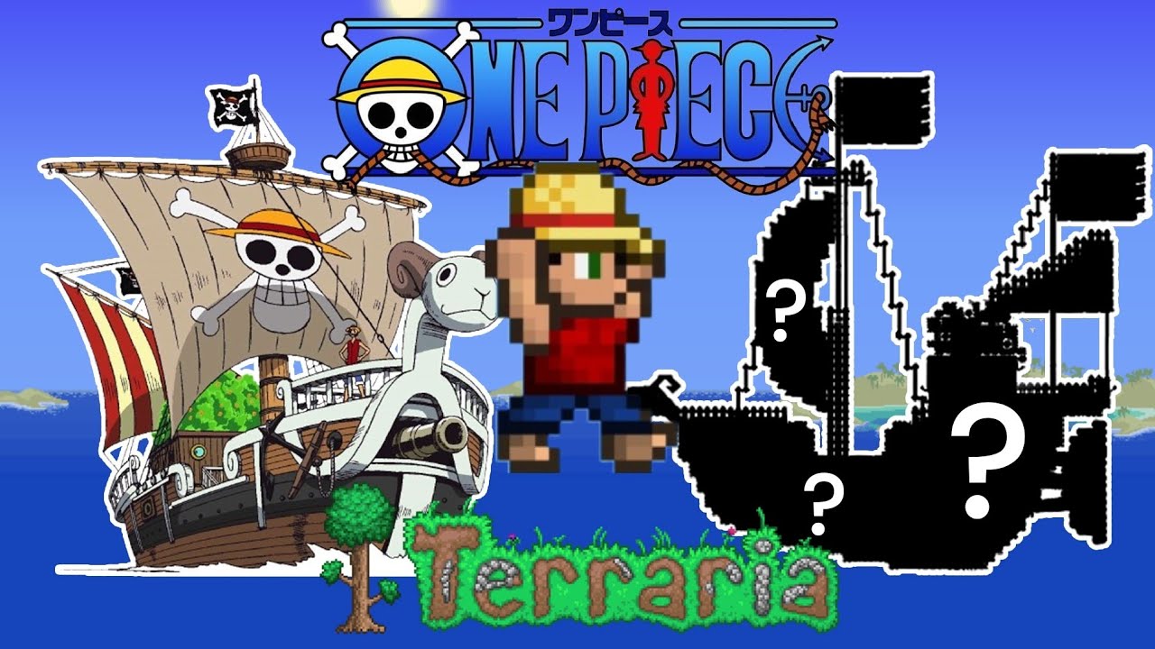How to build Going Merry from ONE PIECE in TERRARIA | M in T - YouTube