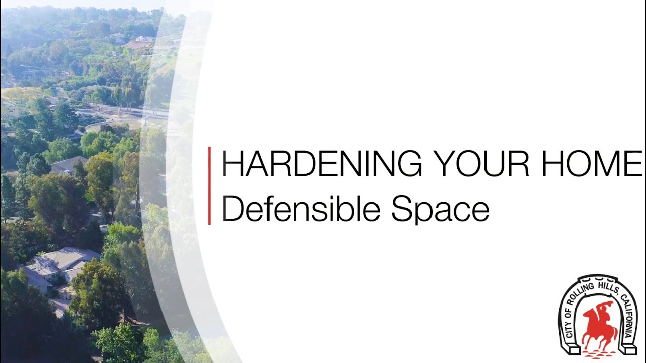 Hardening Your Home- Defensible Space (Video 5) - YouTube