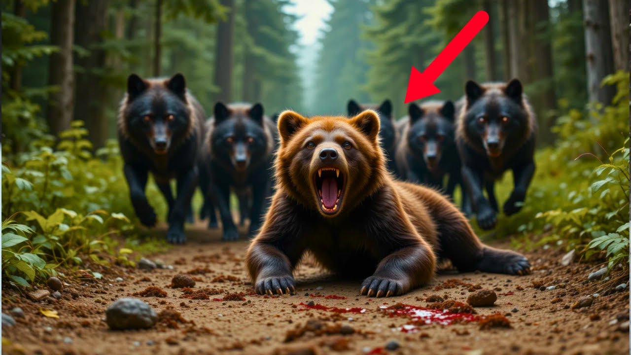 "Wolves Attack a Helpless Bear Cub—You Won’t Believe Who Came to the ...