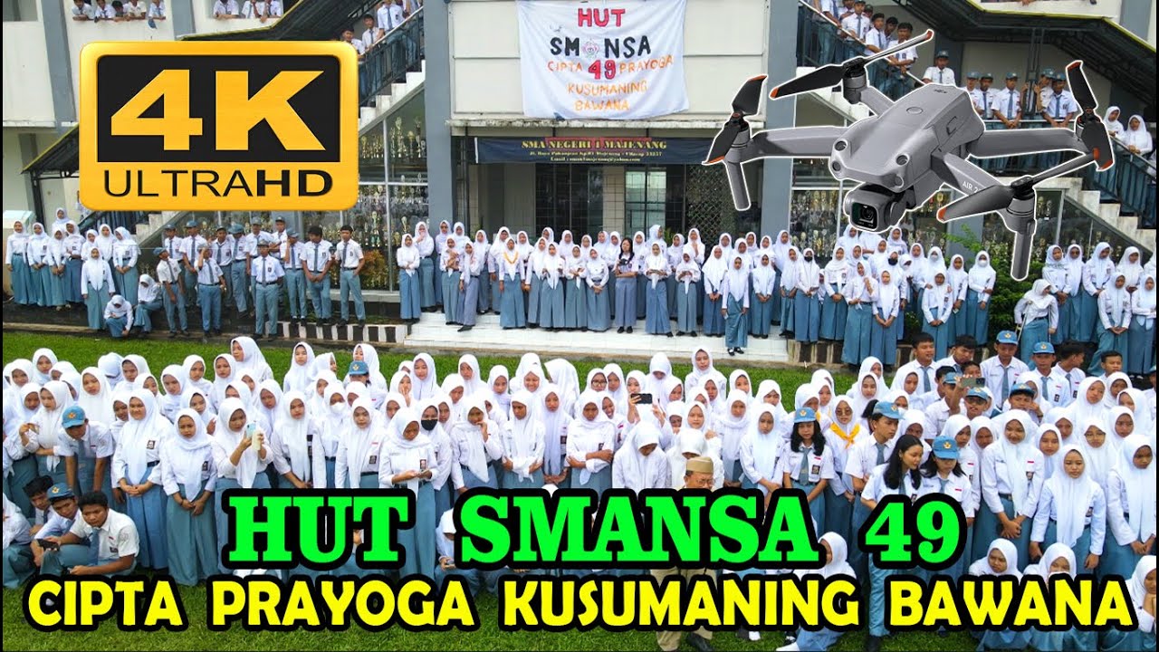 SMA NEGERI 1 MAJENANG..!! HUT SMANSA 49 CIPTA PRAYOGA KUSUMANING BAWANA ...
