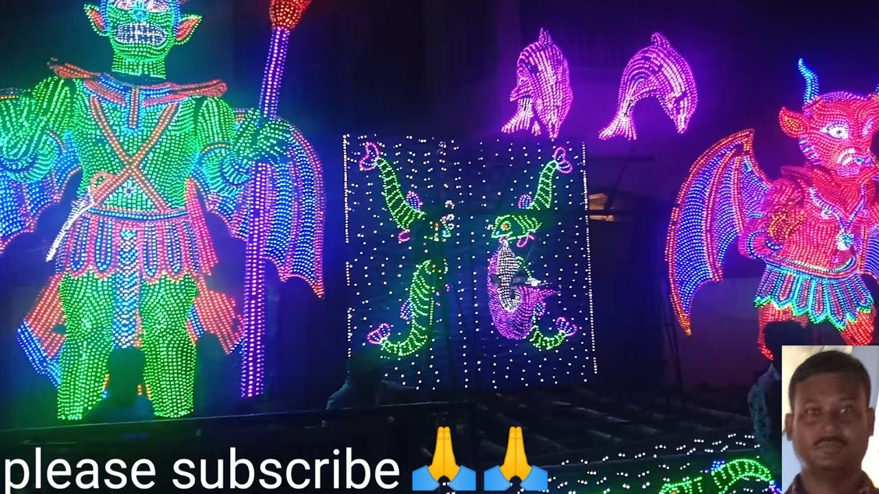 kolkata puja lighting 🙏 ️🙏 - YouTube