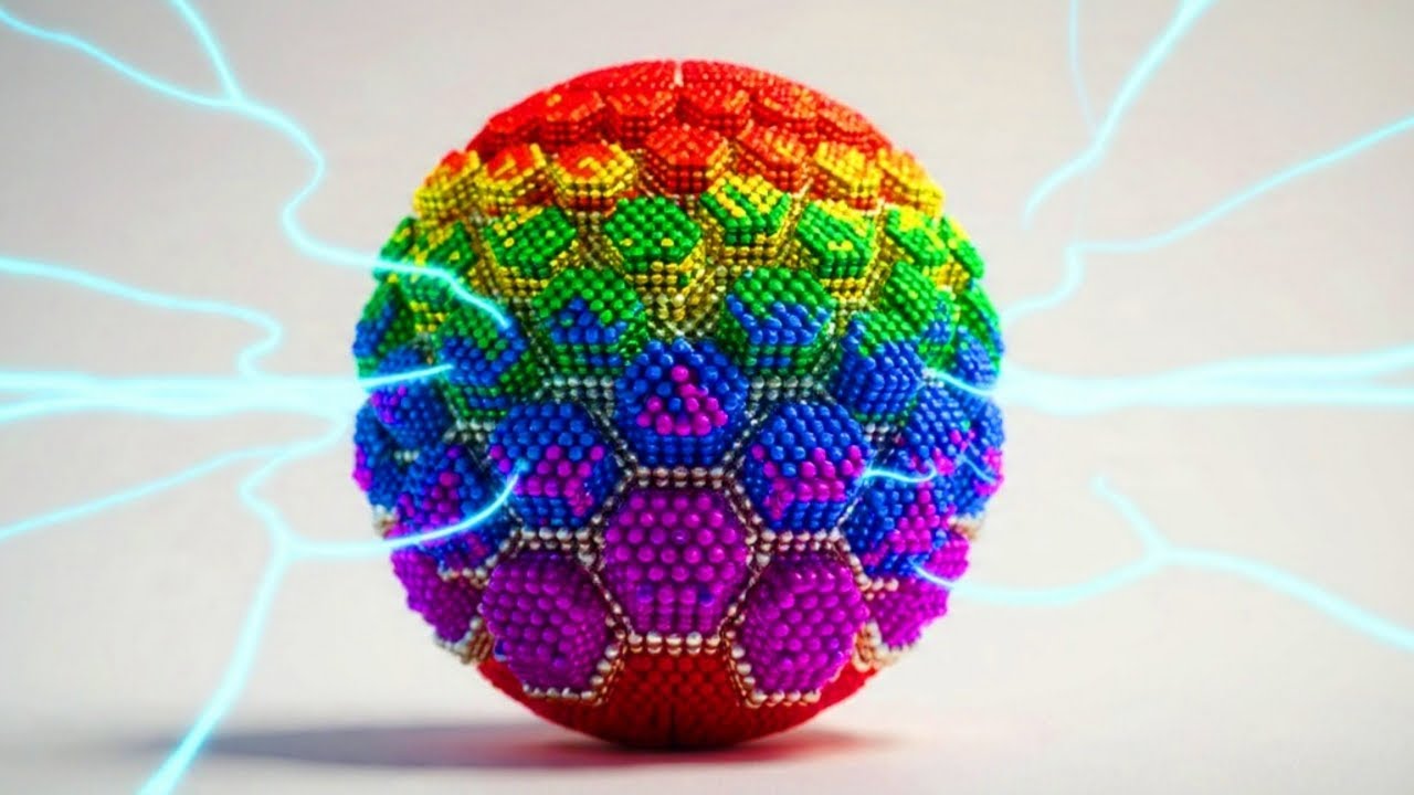 1,000 Magnetic Balls 😧 DIY Rainbow Magnetic Balls That You Can’t Stop ...