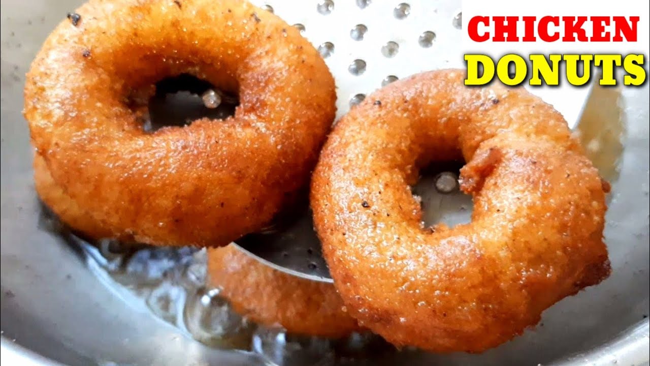 Crispy Chicken Donuts with Cheese Garlic Sauce Recipe :: Make and ...