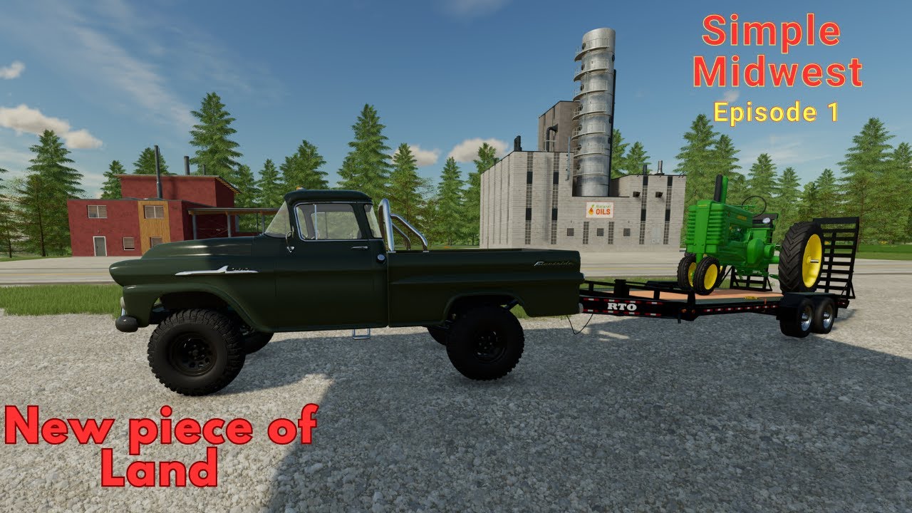 New property in town / Simple Midwest- Episode 1/ FS22 - YouTube