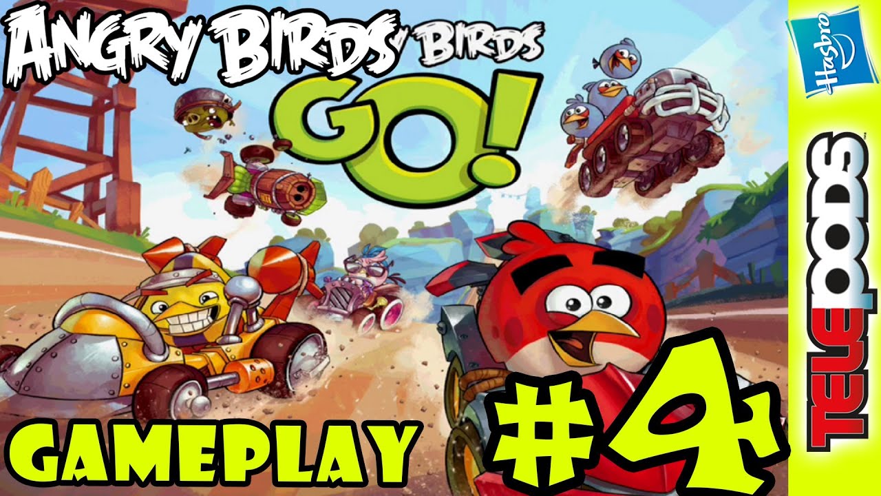 Let's Play Angry Birds Go: VICTORY!! (pt. 4) Whole Family TELEpods ...