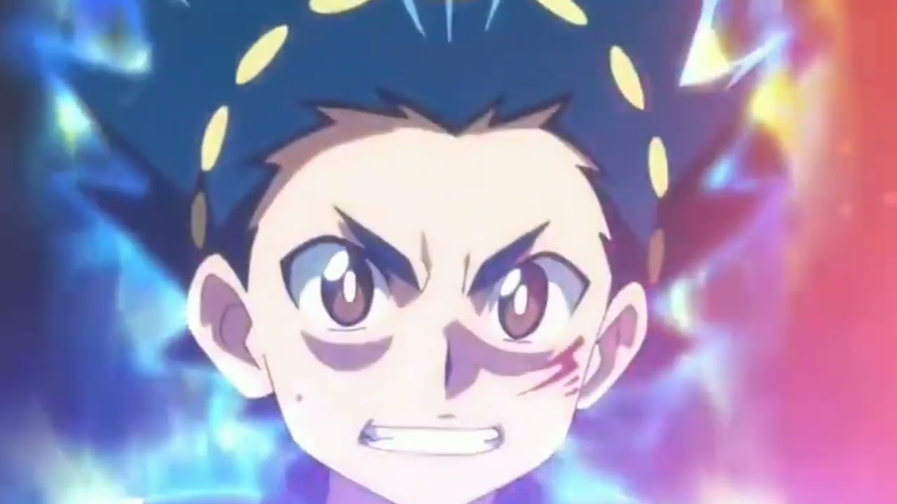 Beyblade burst volt Aoi Vs aiger - YouTube