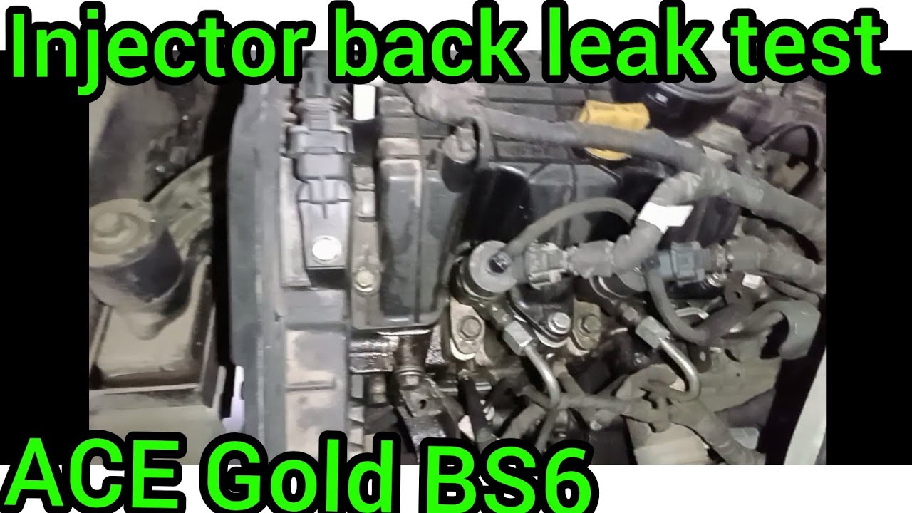 #ace gold bs6 injector back leak test ||injector check complete Process ...