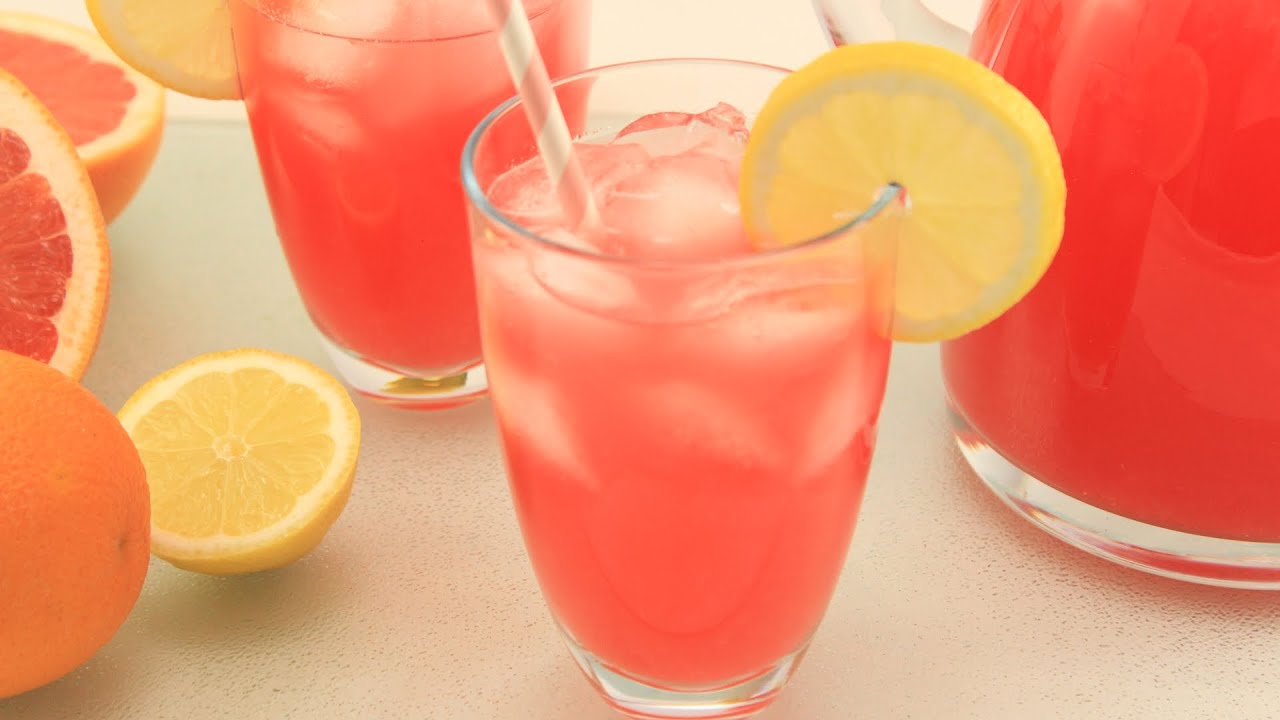 PINK LEMONADE I herb fruchtige Citrus Himbeer Limo - YouTube