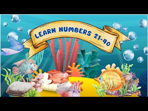 Number names 21-40 | 21-40 numbers | Kids numbers | Kindergarten - YouTube