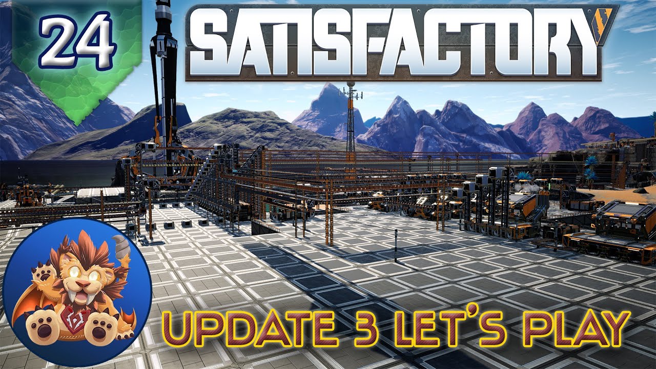 Satisfactory Update 3 - Main Bus Splitter System - Compacted Coal ...