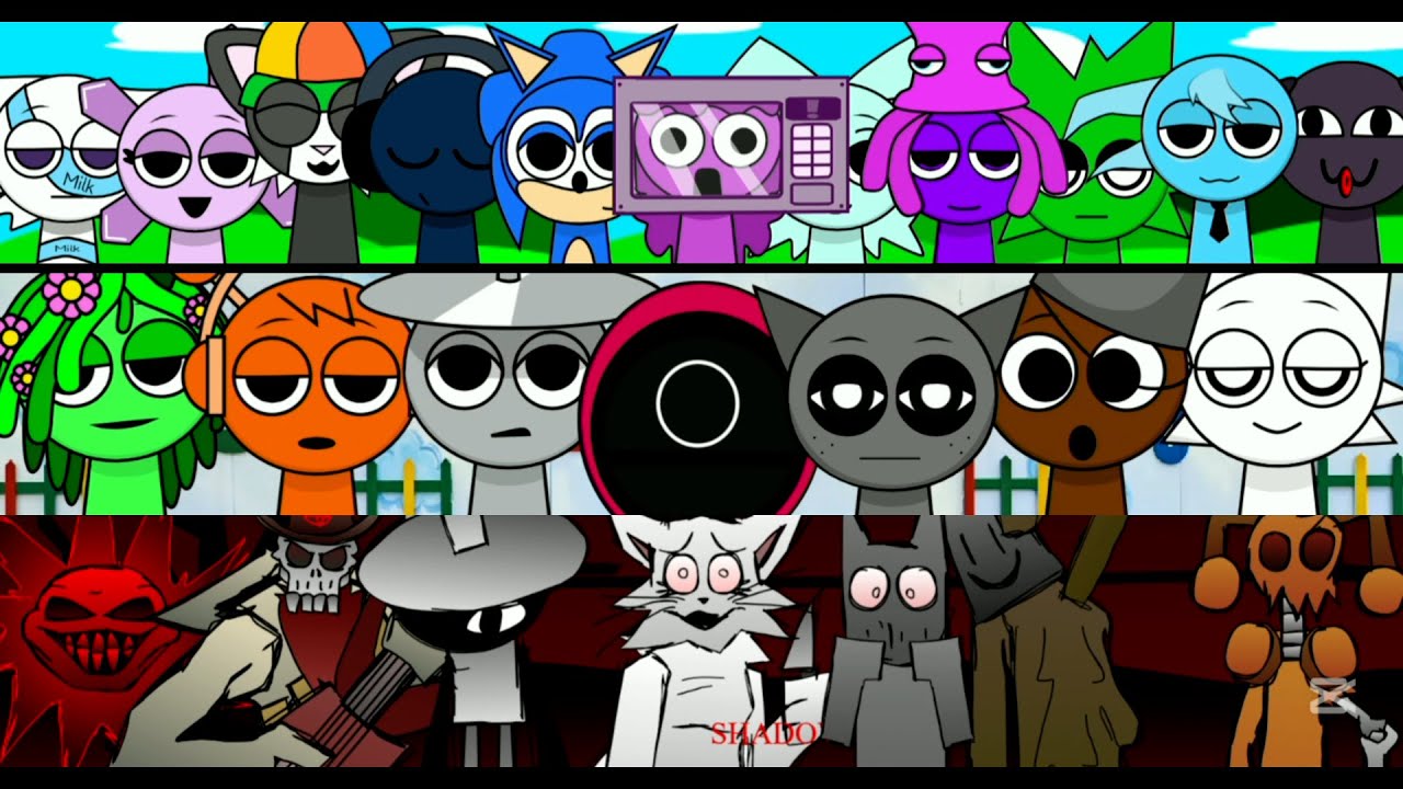 True New All PHASES 10 in Incredibox Sprunki - Together All Characters ...