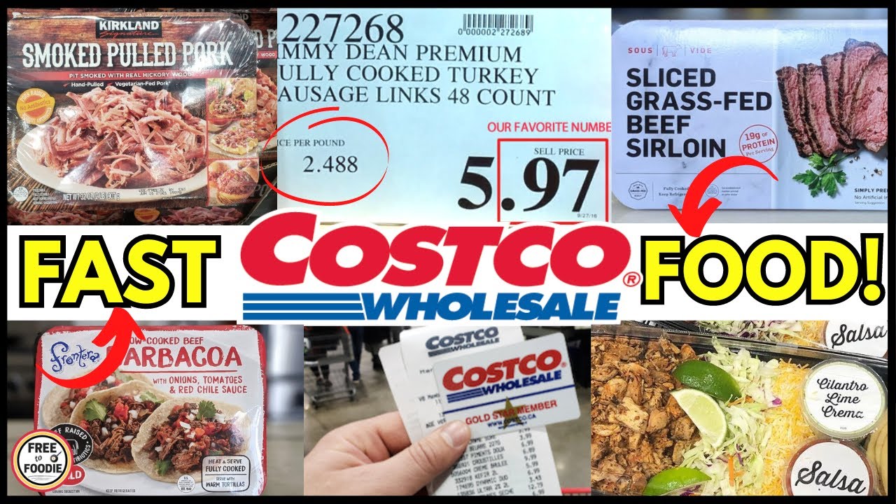 🚨TOP 25 MEALS You NEED to Buy at Costco! *Fast Food Alternatives* - YouTube