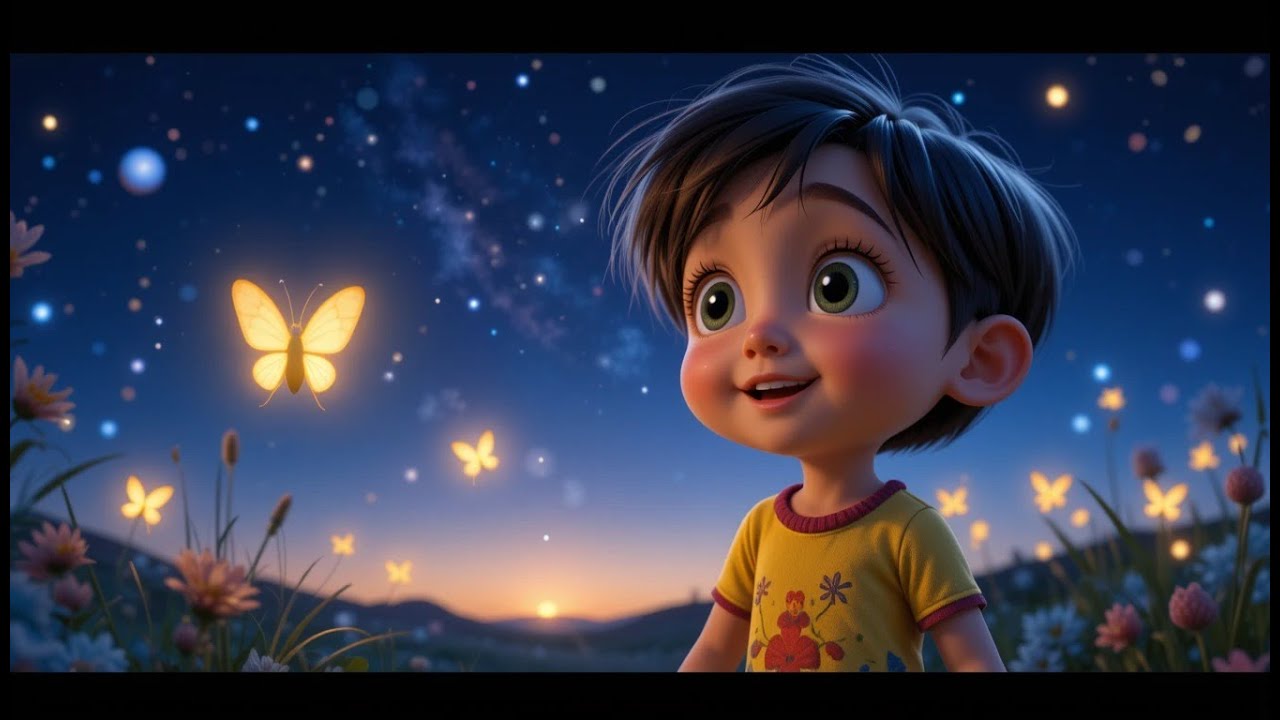 Let’s Chase the Firefly and Count the Stars Rhyme Song | Popular ...