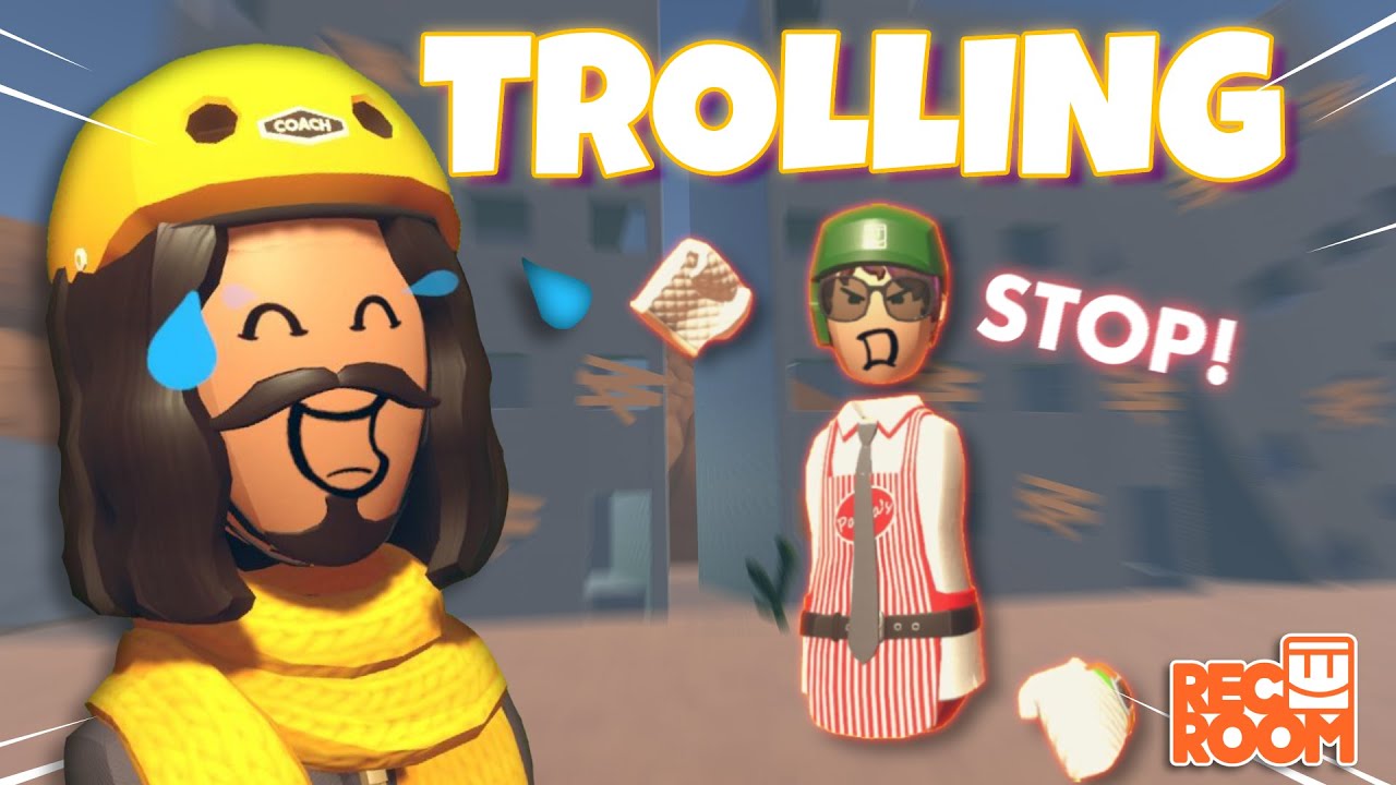 TROLLING Random People LIVE In Rec Room! - YouTube