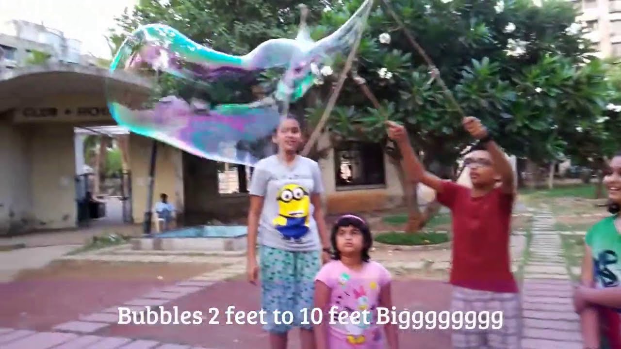 Jumbo Bubbles - Amazing Fun for Play, Events, Gifting - YouTube